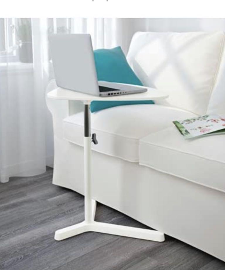 Svartasen IKEA laptop stand side table, Furniture & Home Living ...