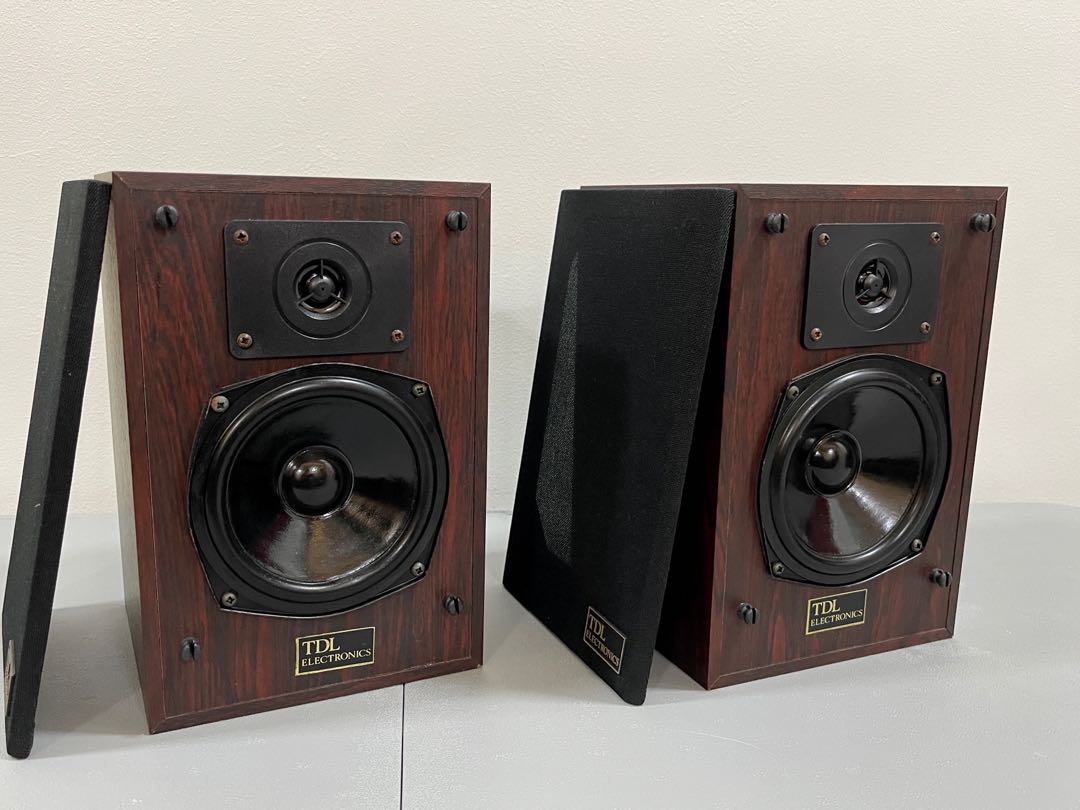 TDL Nearfield Monitor bookshelf speakers (matched pair, made in the UK ...