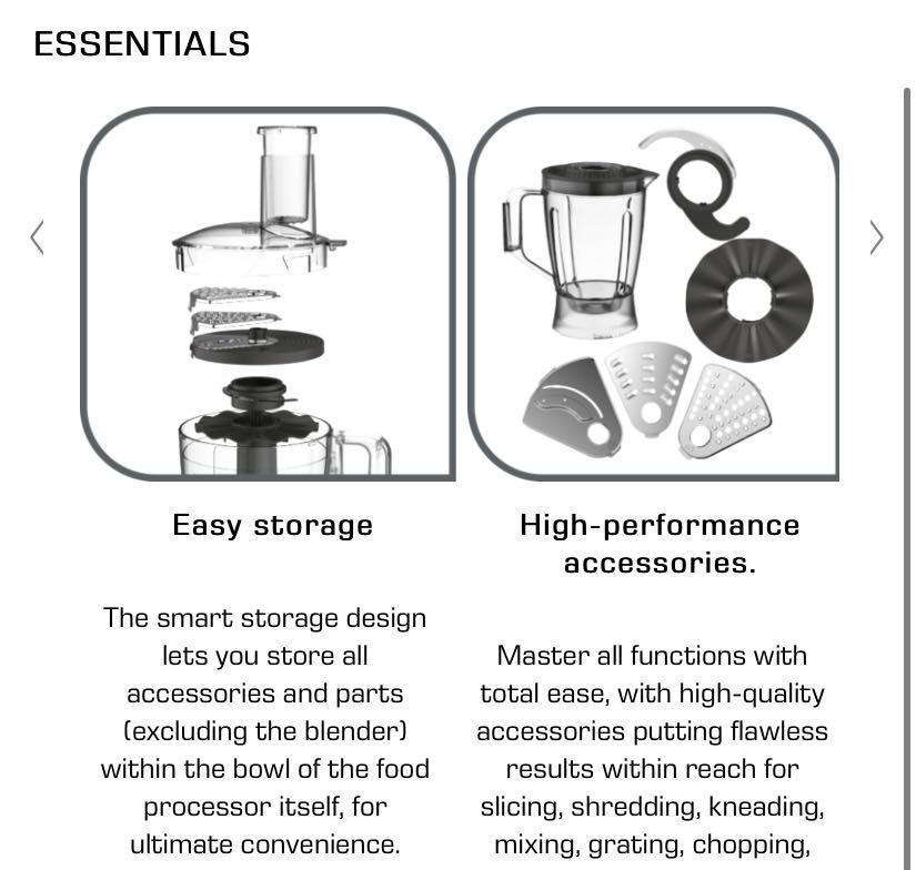 Tefal Multifunction Food Processor, TV & Home Appliances, Kitchen ...