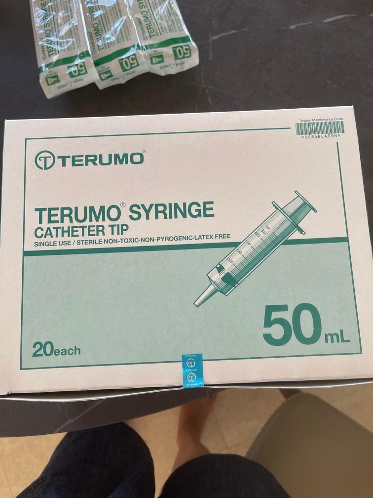 TERUMO SYRINGE 50ml 1 box, Health & Nutrition, Medical Supplies & Tools ...