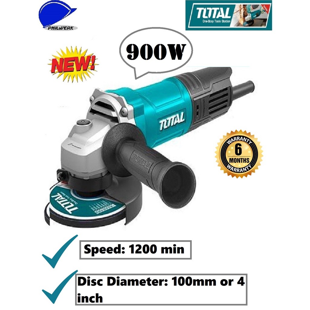 Total Angle Grinder 900W TG10910056, Commercial & Industrial ...