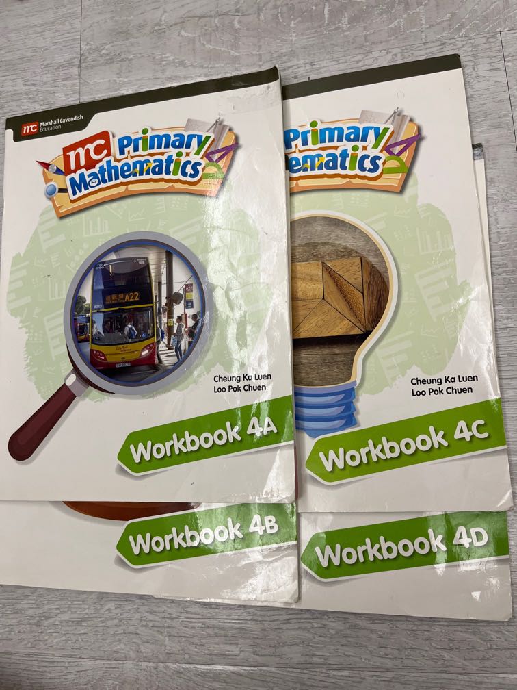 Used Marshall Cavendish Primary Mathematics Workbooks 4A 4B 4C 4D, 興趣及 ... Used Marshall Cavendish Primary Mathematics Workbooks 4A 4B 4C 4D, 興趣及 ...