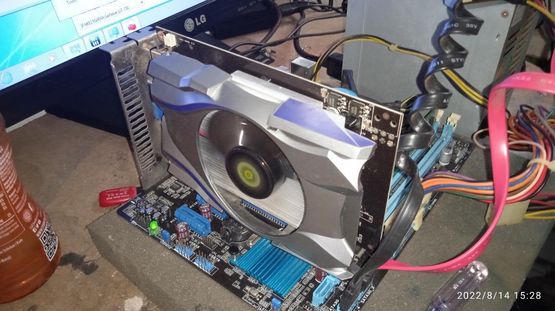 VGA Card FAKE NVIDIA Geforce GT730 Elektronik Bagian Komputer