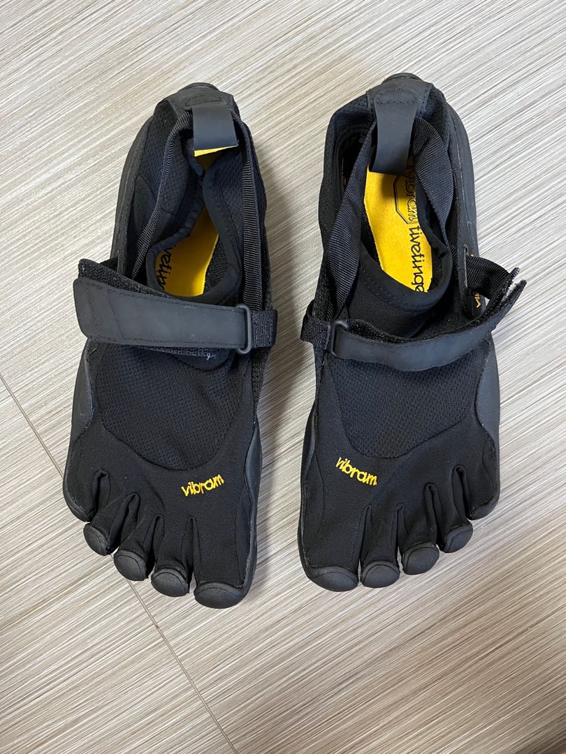 Vibram Five Fingers Men's KSO Trek Trail Hiking Black Shoe, Men's Fashion, Footwear, Sneakers on ...