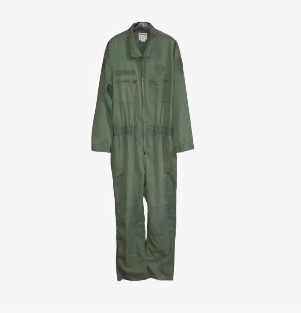 Vintage coverall pilot olive green wearpack USA not jaket 65, Fesyen ...