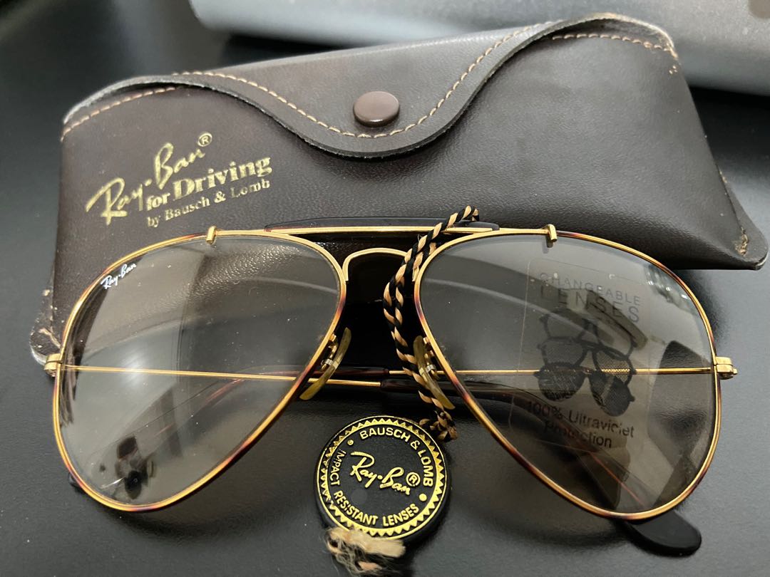 Vintage Rayban Aviator, Men's Fashion, Watches & Accessories ...