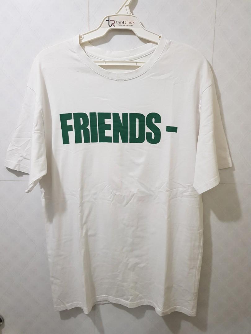 VLONE|FRIENDS- | LOGO with GUCCI RED SNAKES DESIGN PRINTED WHITE T ...