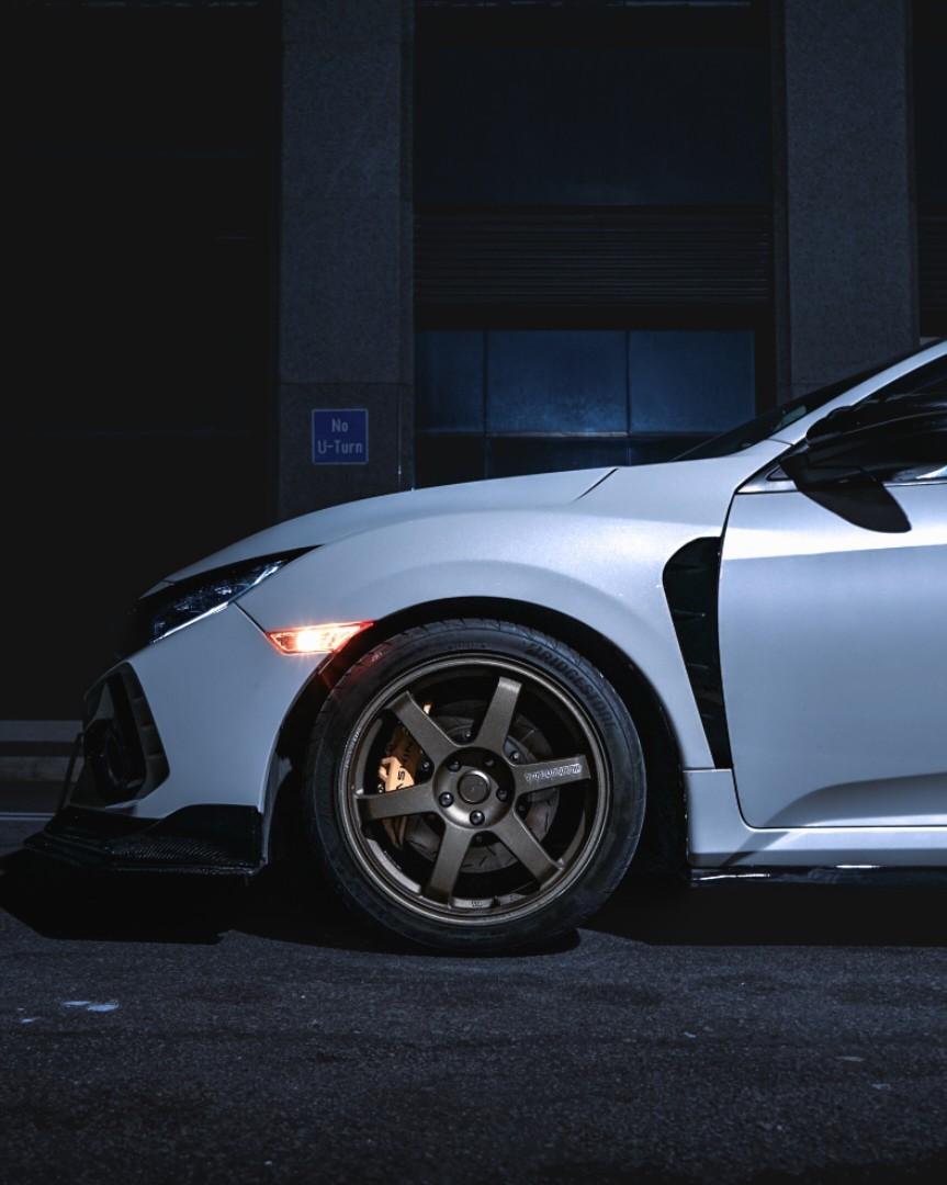 Volks Racing TE37 Rims ONLY (18" Bronze), Car Accessories, Tyres & Rims ...