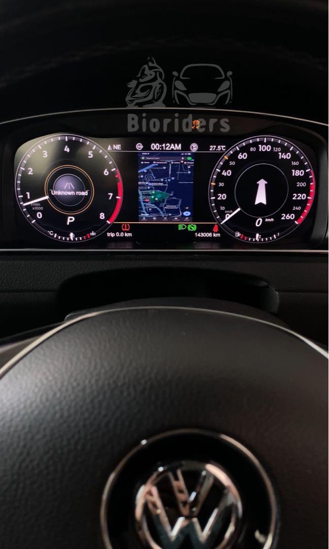 Volkswagen digital cluster|Speedometer|digital cockpit|Passat|Golf ...