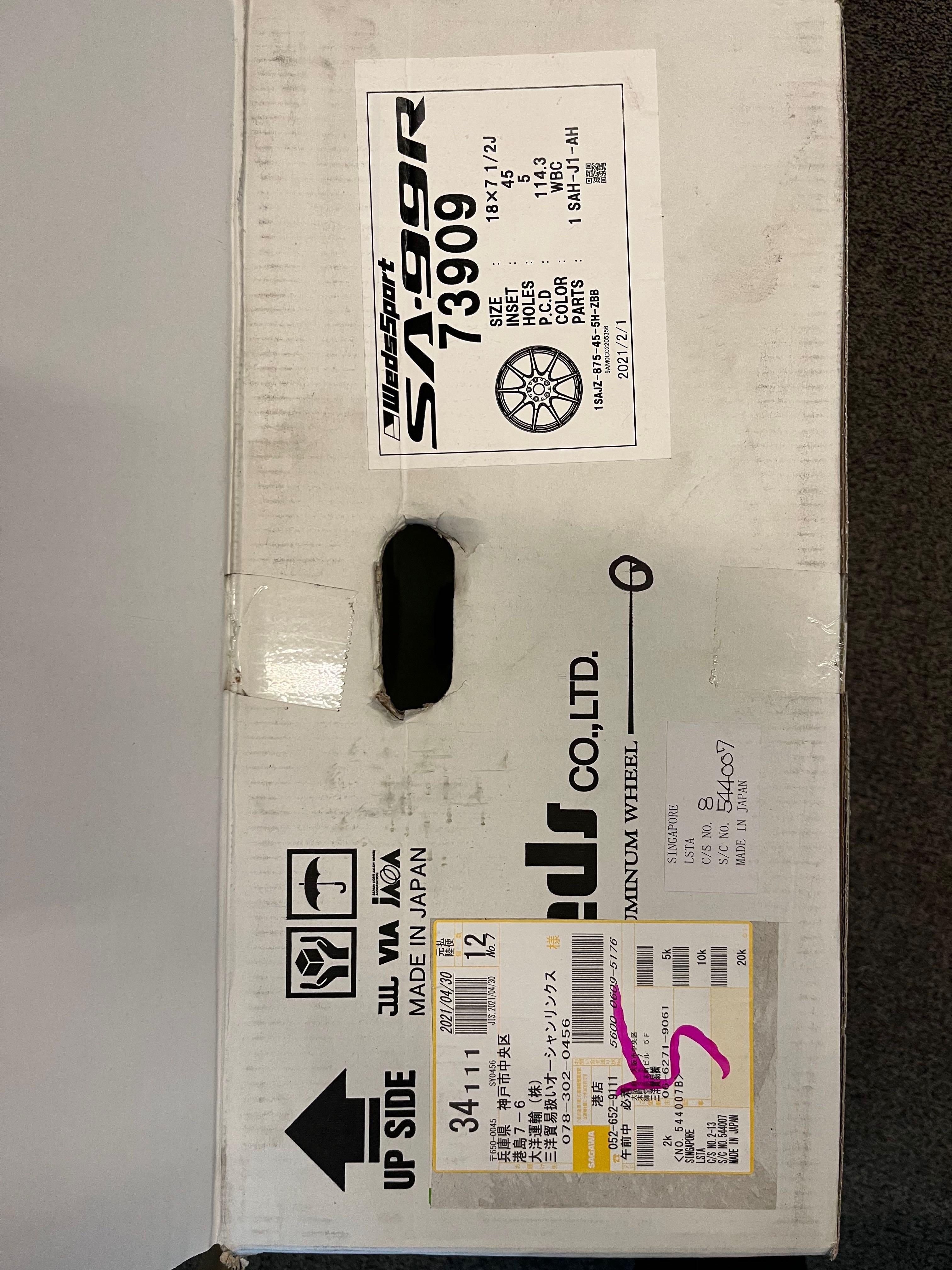 WedsSport SA-99R (18 inch, 5x114.3), Car Accessories, Tyres & Rims on Carousell