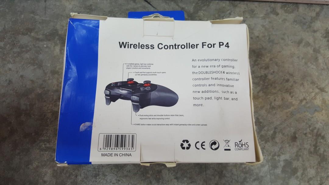 Wireless PS4 Controller for PlayStation 4, 600mAh PS4 Gamepad Joystick ...