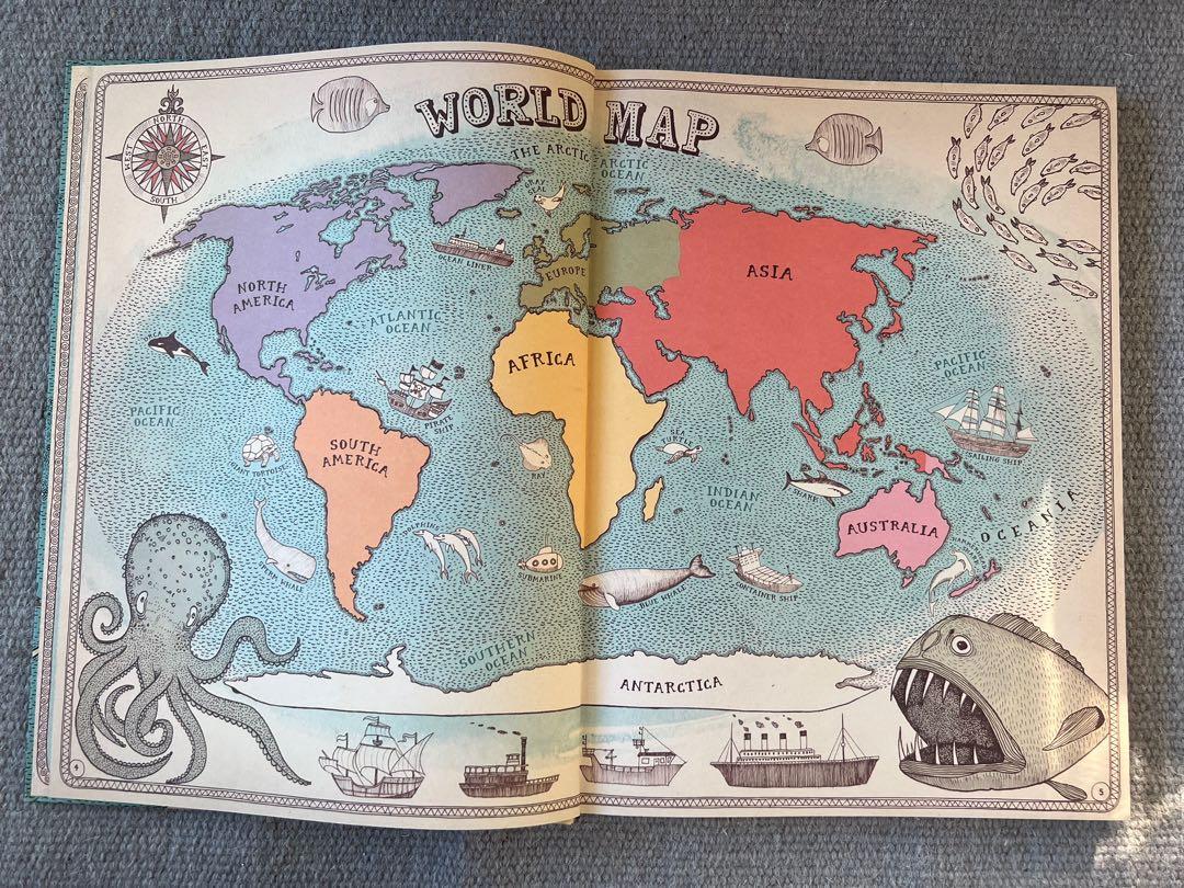 World Maps (Hardcover), Hobbies & Toys, Books & Magazines, Children's ...