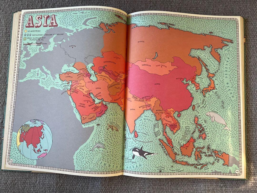 World Maps (Hardcover), Hobbies & Toys, Books & Magazines, Children's ...