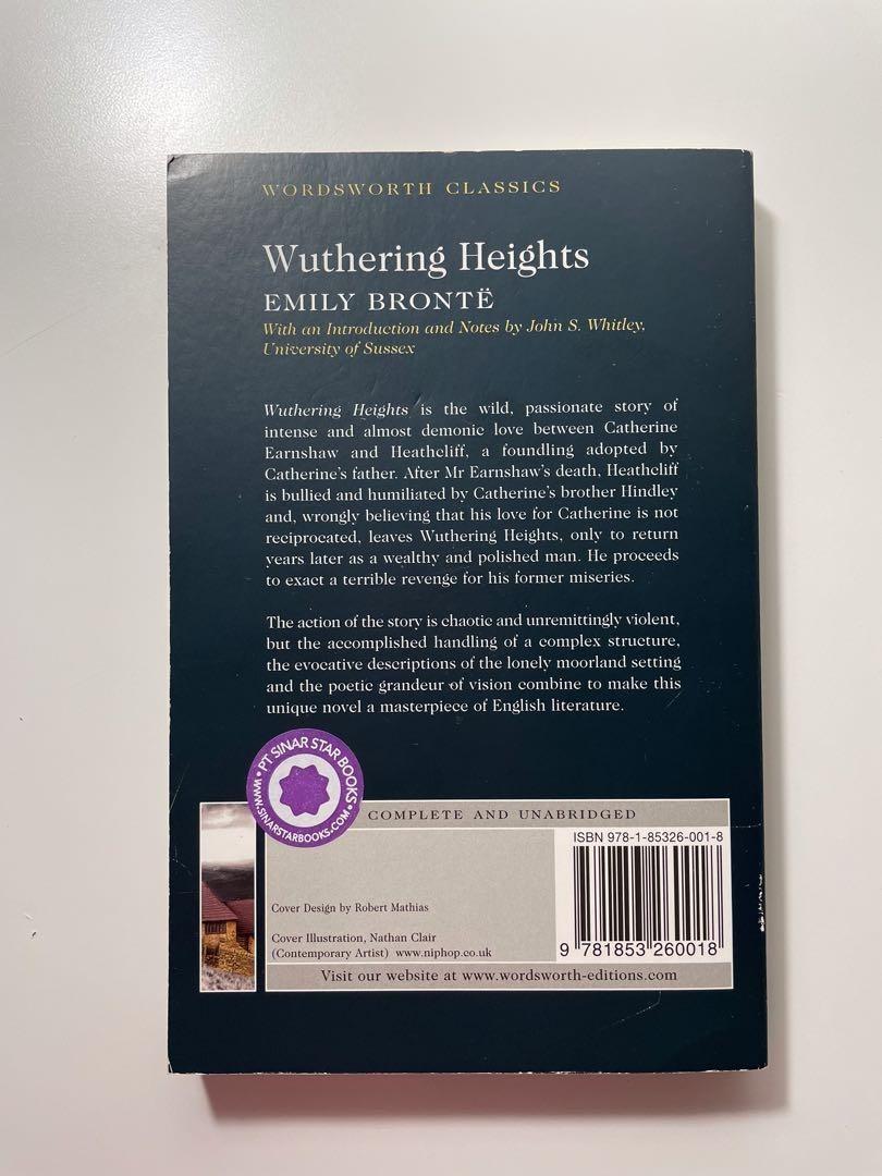 Wuthering Heights by Emily Bronte, Buku & Alat Tulis, Buku di Carousell