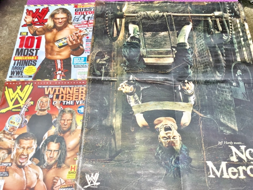 WWE magazines / poster / vcd, Hobbies & Toys, Books & Magazines ...