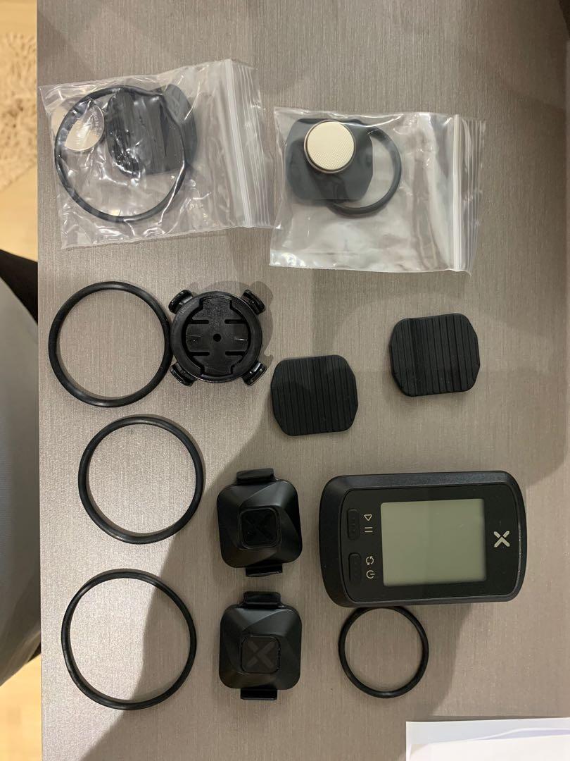 Xoss G+ bicycle computer with 2 vortex speed/cadence sensors, Sports ...