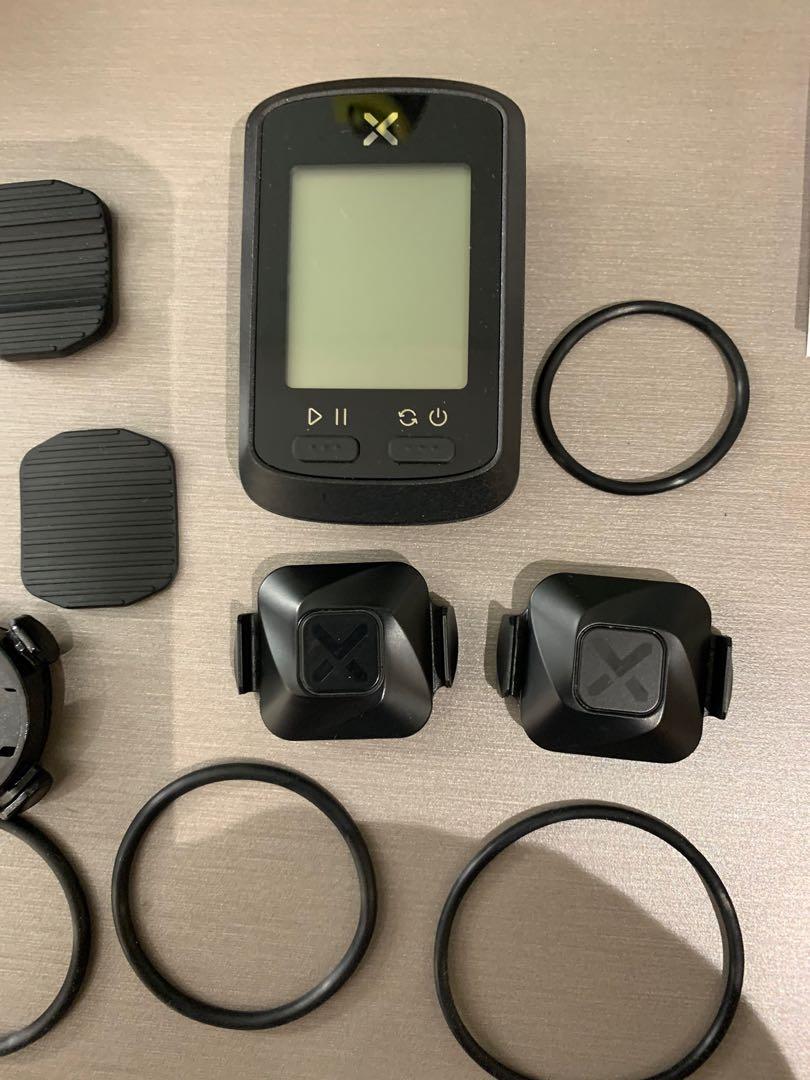 Xoss G+ bicycle computer with 2 vortex speed/cadence sensors, Sports ...