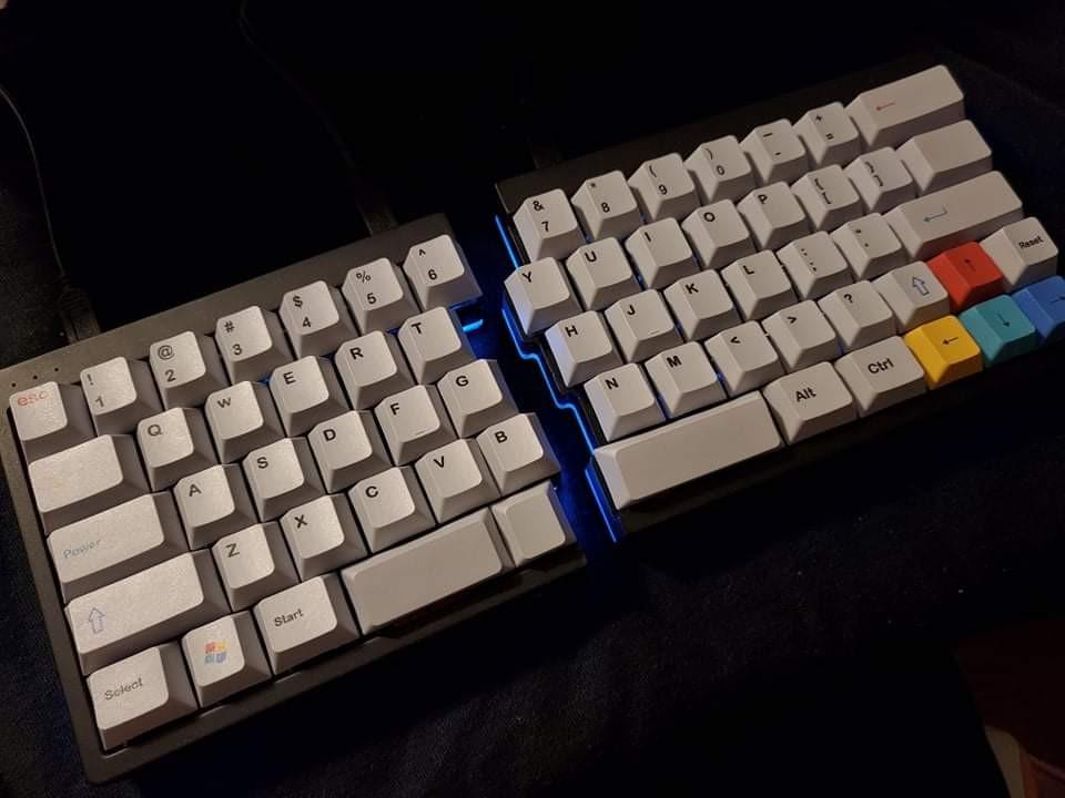 YMDK SP64 Split Keyboard Hotswappable, Computers & Tech, Parts & Accessories, Computer Keyboard ...