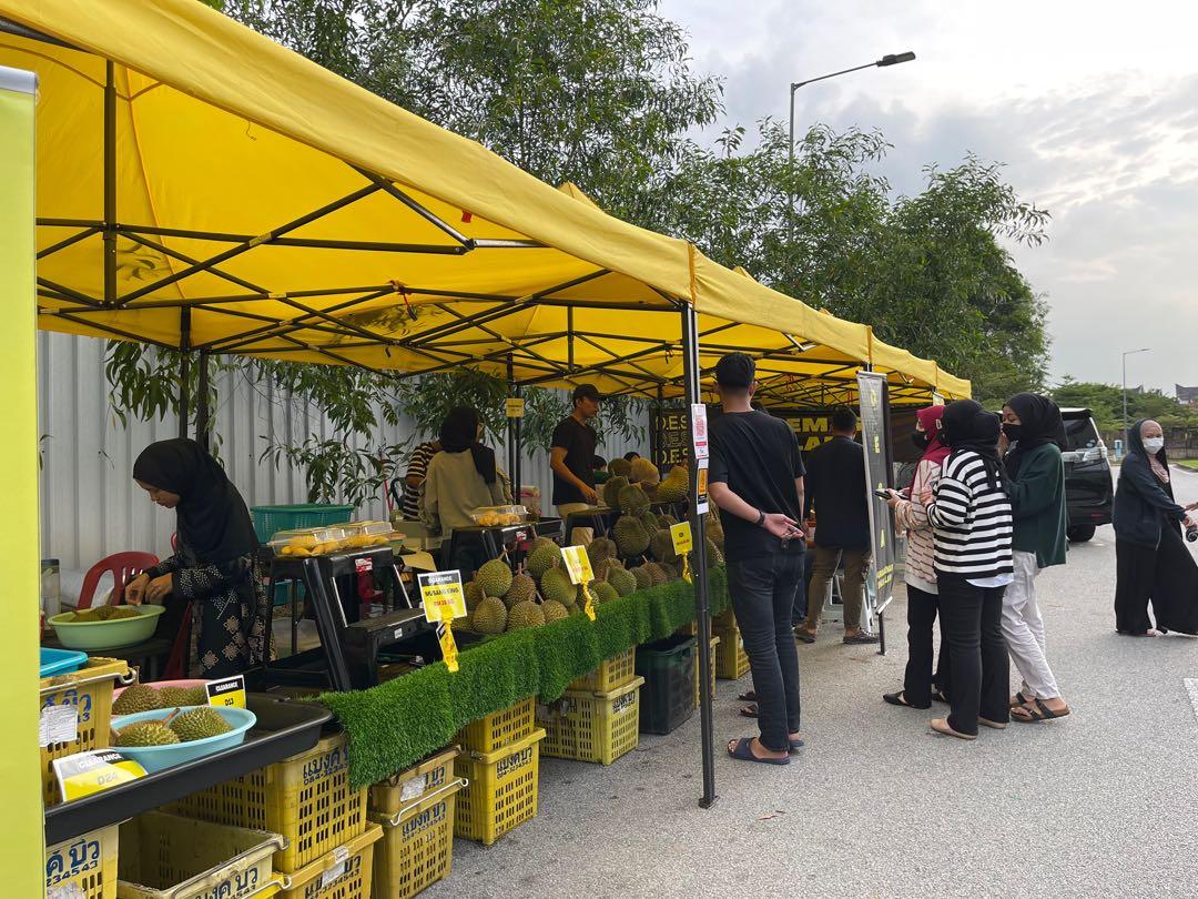 10ft x 10ft Yellow Night Market Canopy, Furniture & Home Living ...