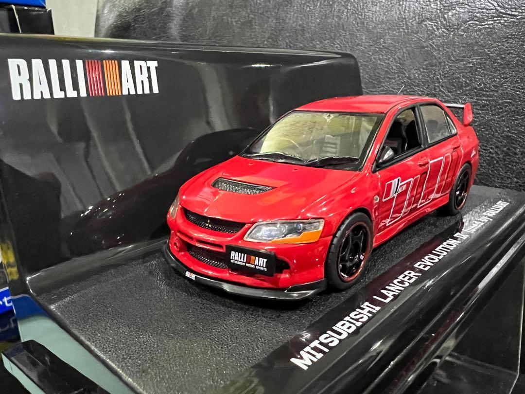 1/43 MITSUBISHI LANCER EVOLUTION IX tuned by RALLIART, Hobbies & Toys ...