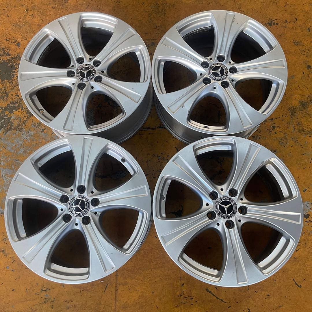 18” Mercedes Original Sport Rim, Car Accessories, Tyres & Rims on Carousell