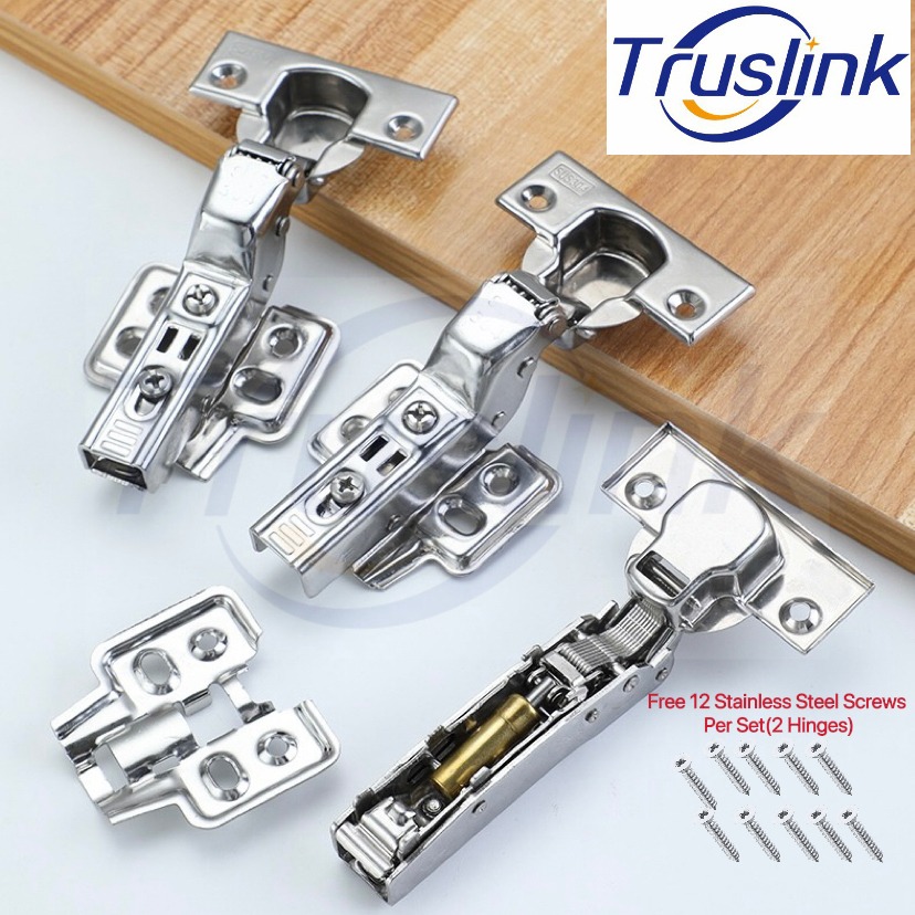 2PCs High Quality 304 Stainless Steel Waterproofed Door Hinge Kitchen ...