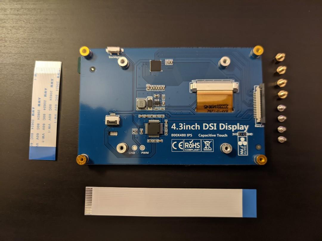 4.3" Raspberry Pi DSI IPS LCD Display, Computers & Tech, Parts ...