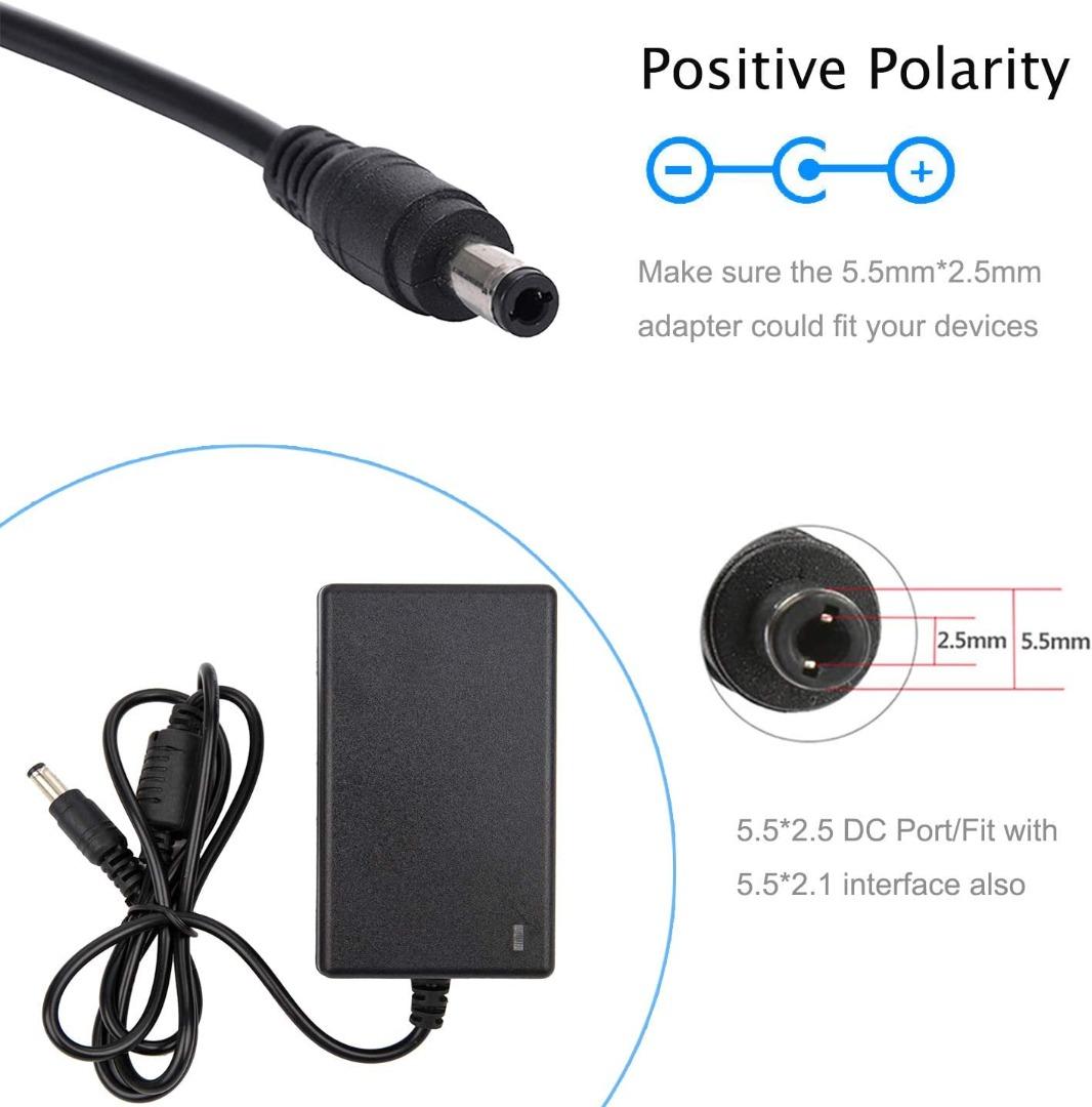 " 12V 4A Power Supply Adapter - COLM AC 100-240V 50-60HZ DC 12V 4Amps ...