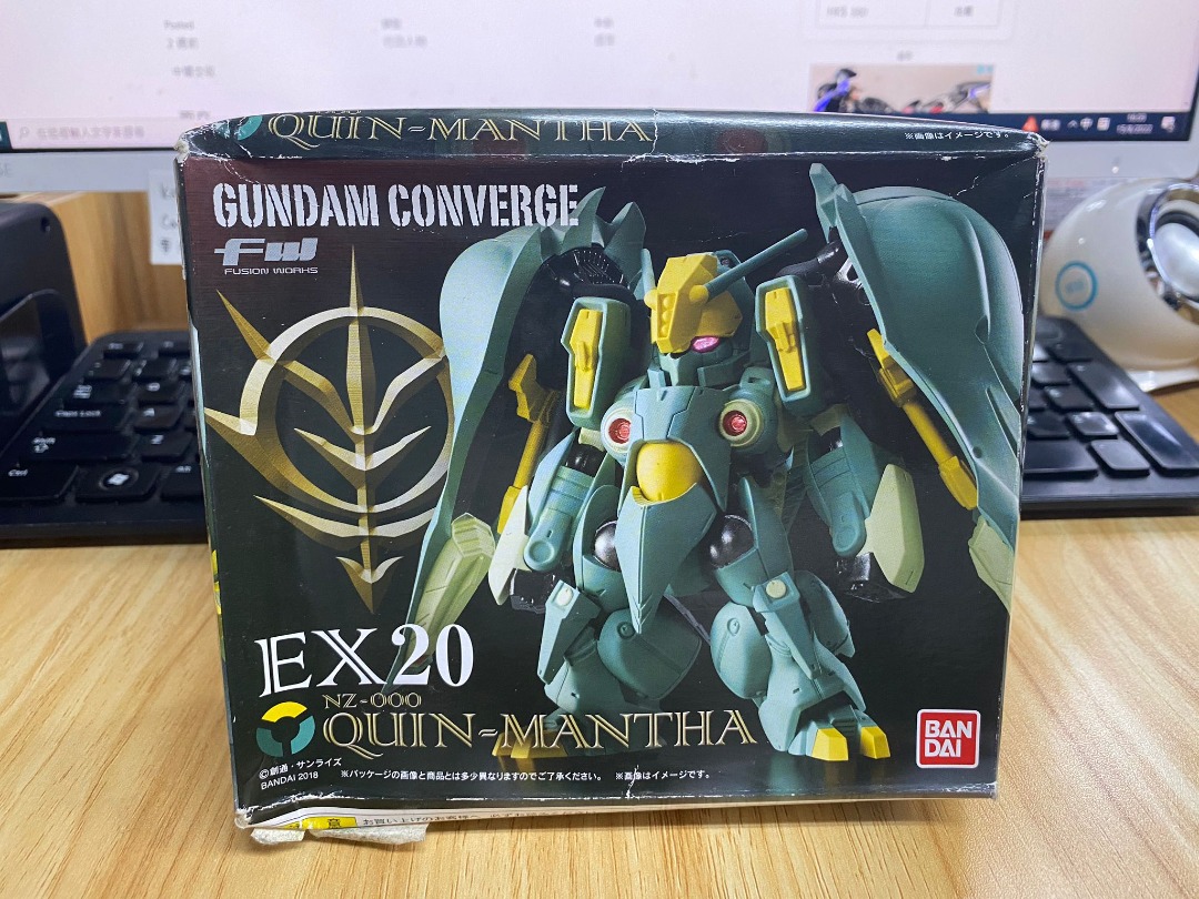 全新 盒殘 gundam converge FW Ex 20 NZ-000 Quin Mantha Queen Mansa Bandai 機動 ...