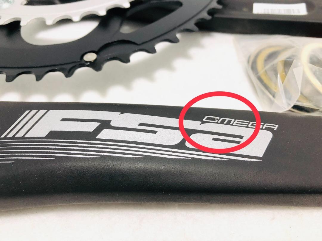 全新 FSA OMEGA CK-4000ST BB30 噴砂黑 公路車一體式牙盤/大盤組 / 齒盤 - 微瑕, 體育器材, 自行車及配件 ...