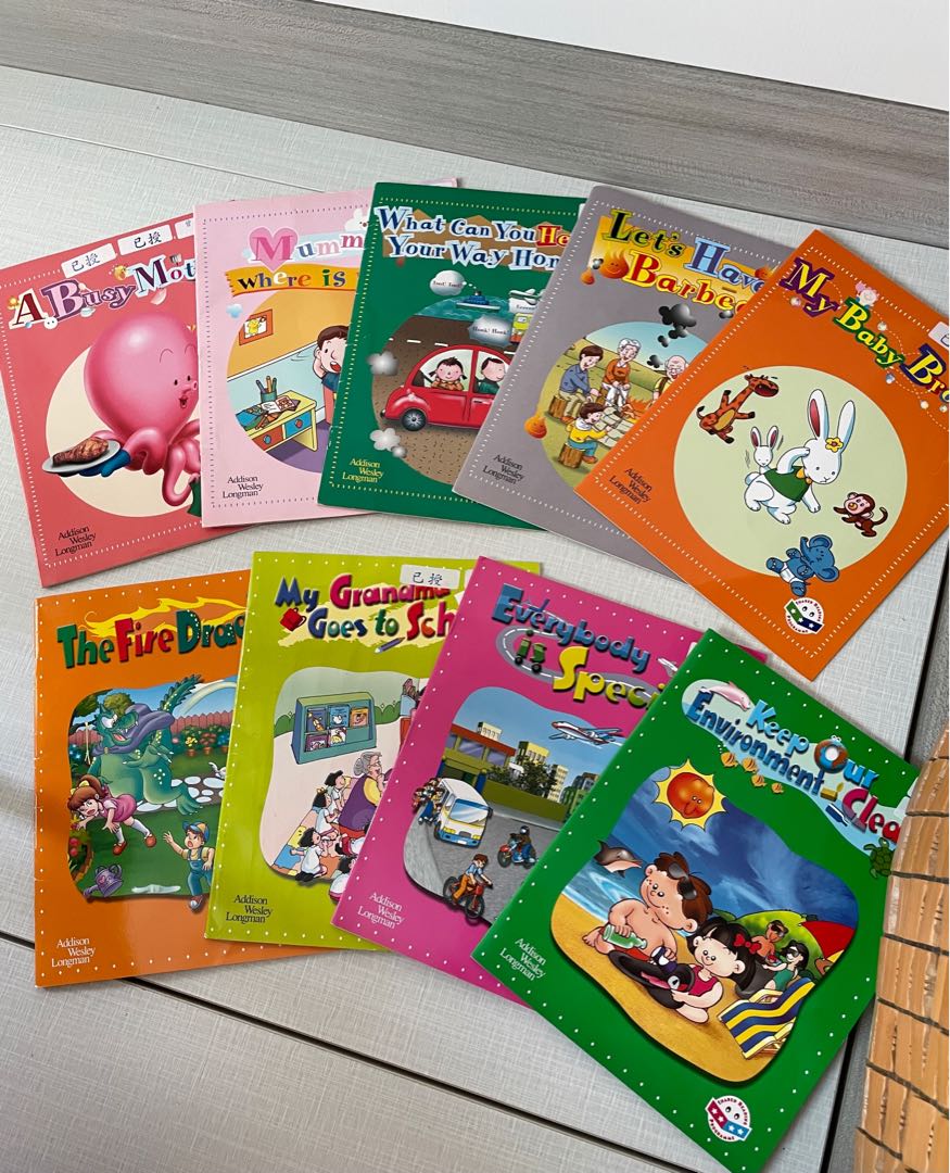 Addison Wesley Longman English story book 幼稚園 英文書, 興趣及遊戲, 書本 & 文具, 小說 ...