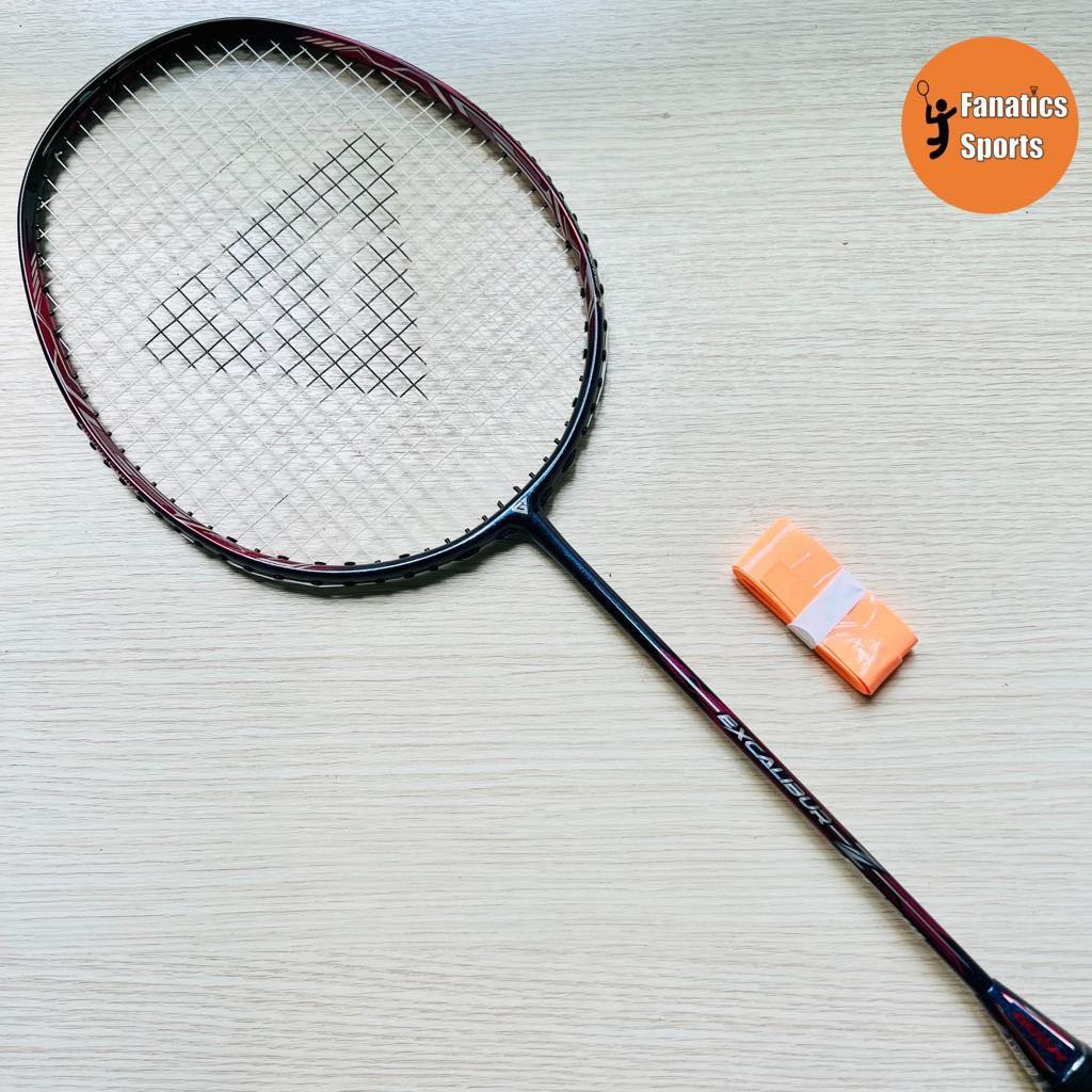 [Aug Bundle] Brand New Ggem Excalibur Z Badminton Racket strung with ...