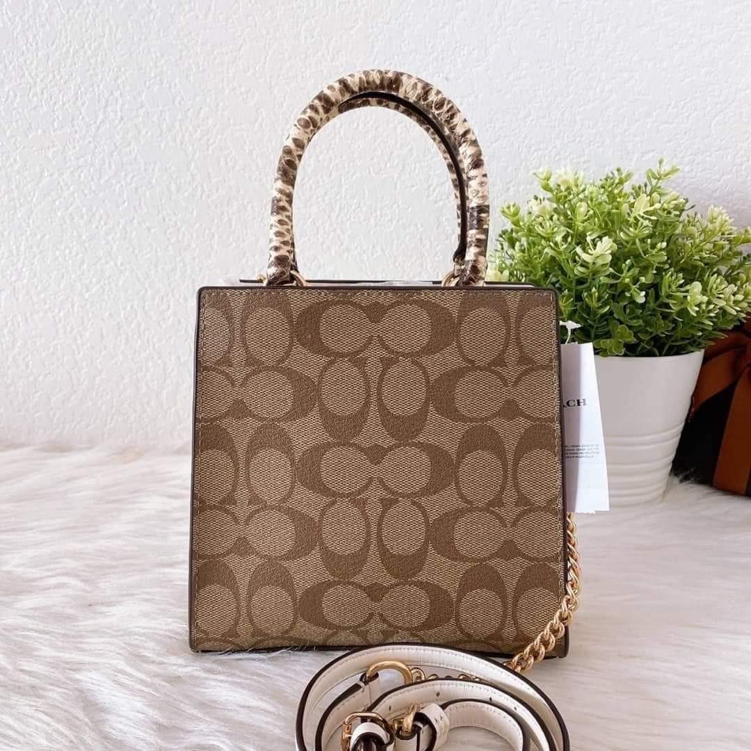 COACH Mini Pepper Crossbody In Signature Canvas, Women's Fashion, Bags ...