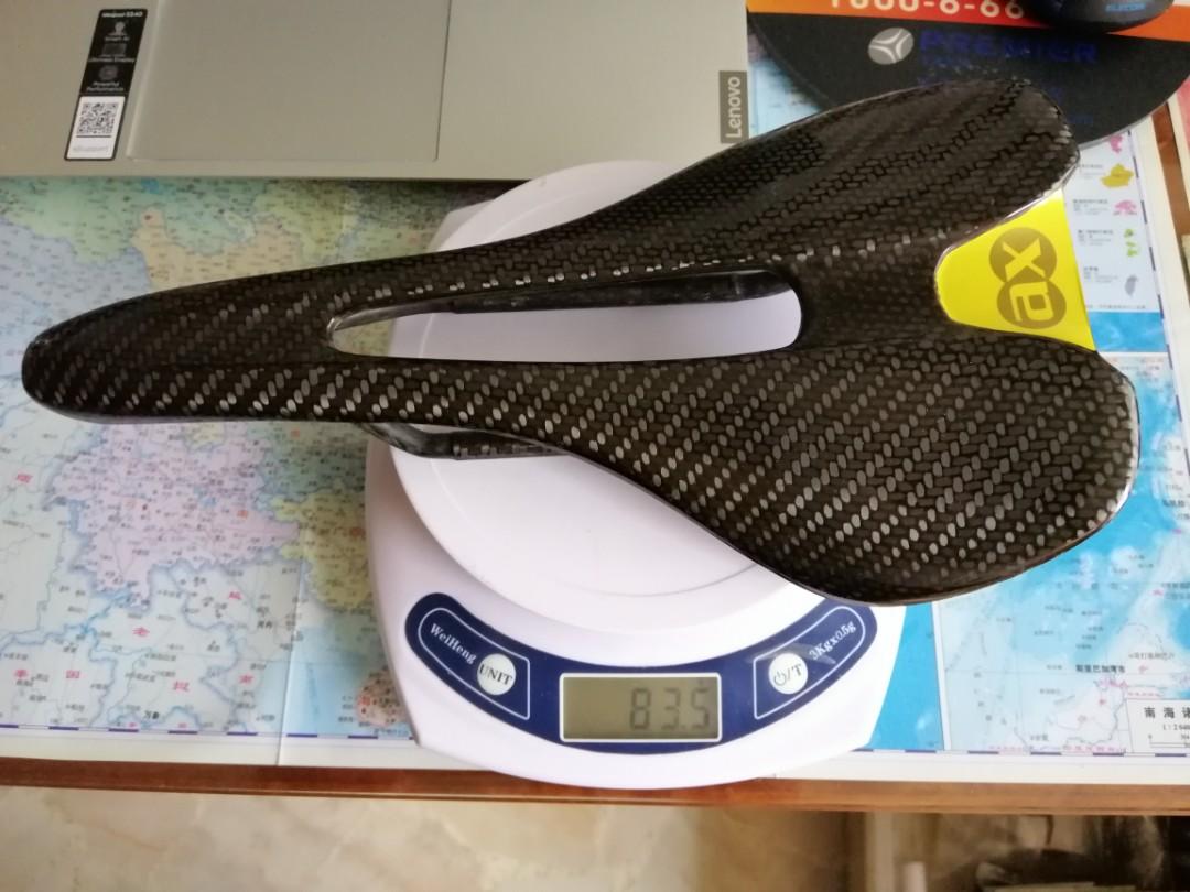 AX Lightness Carbon Fiber Saddle, Sports Equipment, Bicycles & Parts ...
