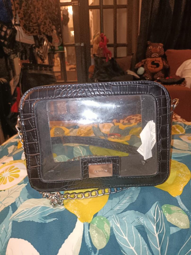Bershka see through sling,crossbody,shoulder bag, Women's Fashion, Bags ...