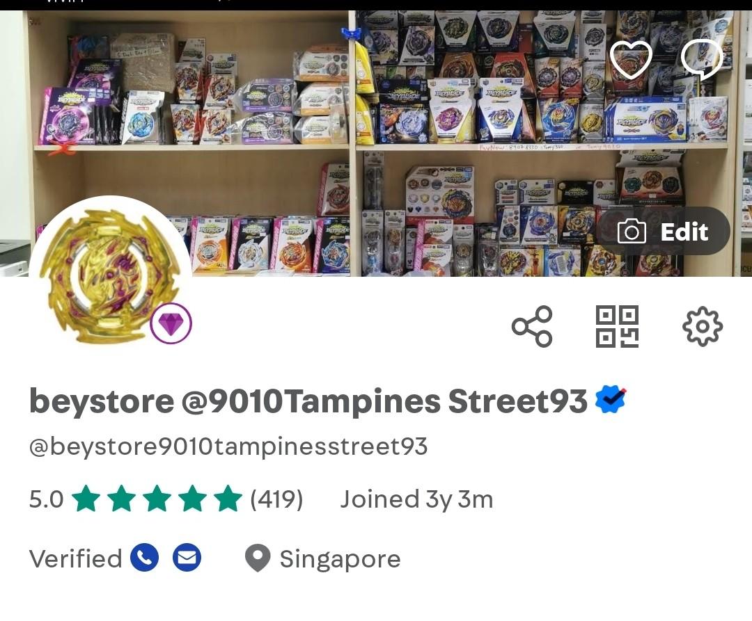 Beyblade Vex Lucius aka Variant Lucifer, Hobbies & Toys, Toys & Games ...