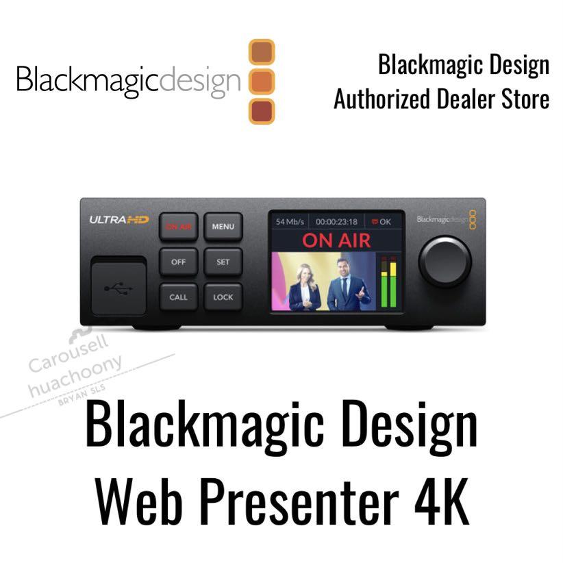 Blackmagic Design Web Presenter 4K (NEW), Photography, Photography Accessories, Other ...