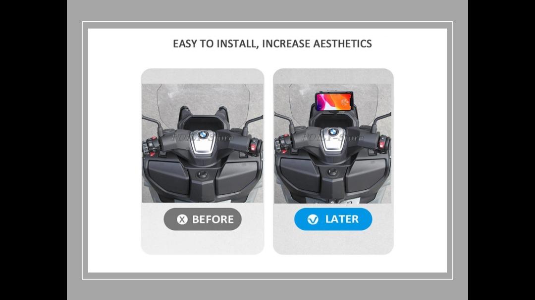 BMW C400GT C 400GT C400 GT Front GPS Navigation Plate Phone Holder ...