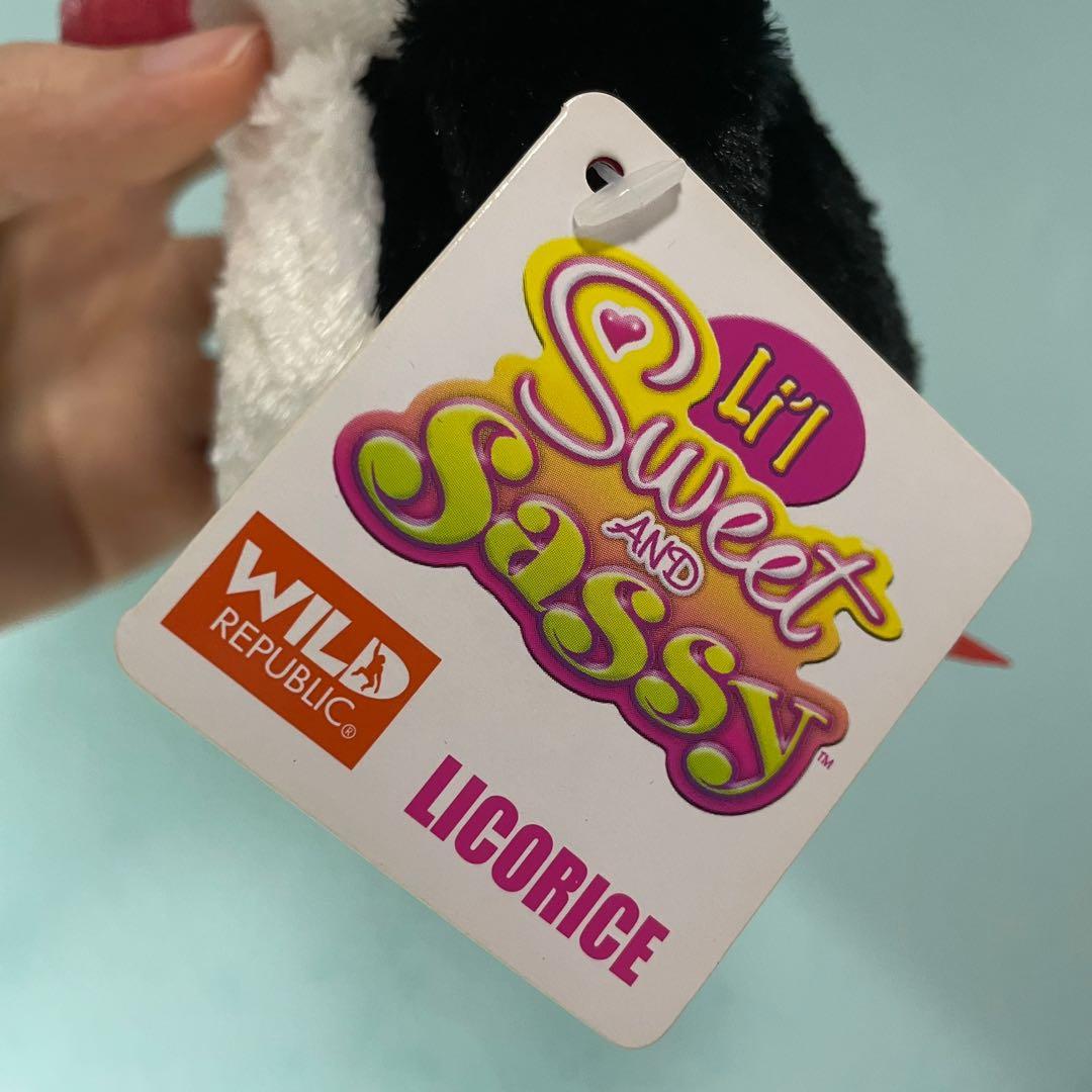 BN penguin sweet sassy wild republic lil and licorice black white furry ...