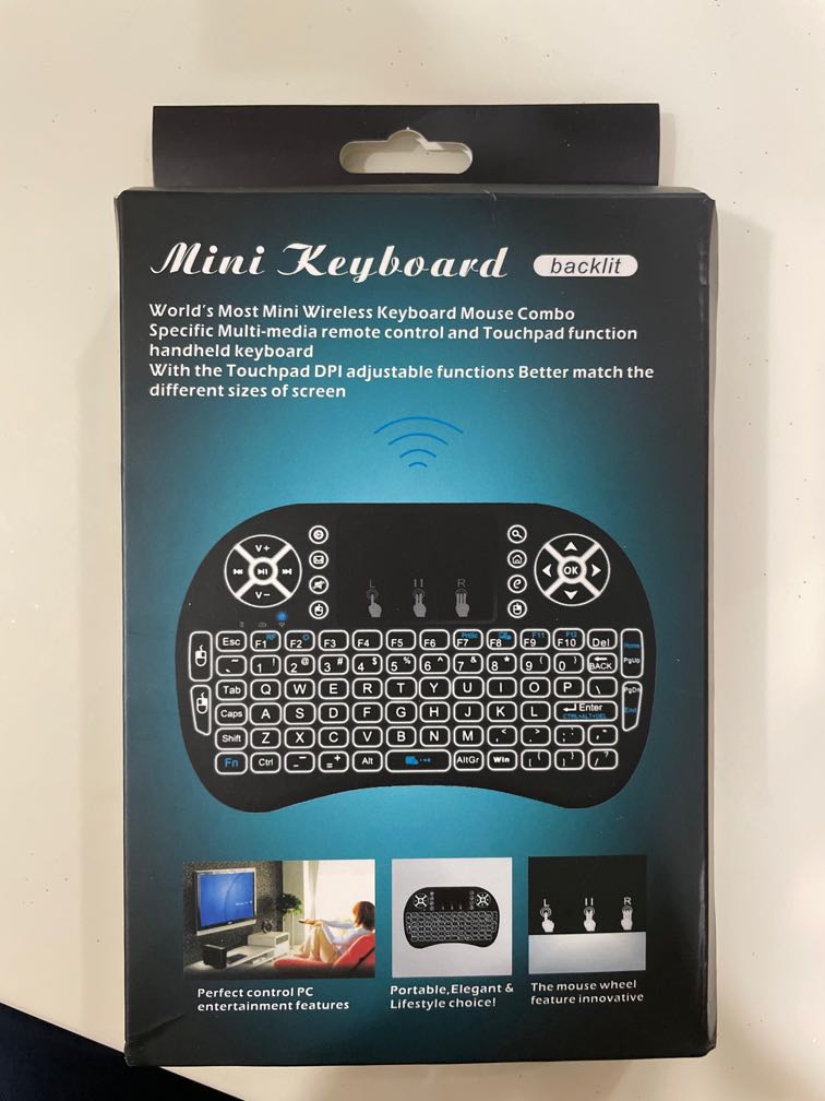 BNIB Wireless Backlit Mini Keyboard Computers Tech Parts Accessories Computer Keyboard On