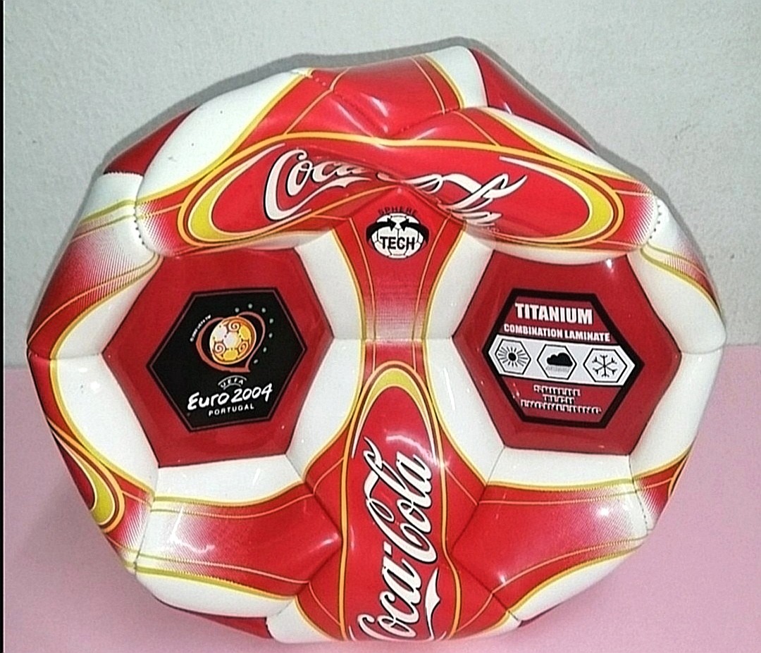 BOLA COCA COLA ORIGINAL UEFA EURO 2004 PORTUGAL LIMITED EDITION SIZE 5 ...