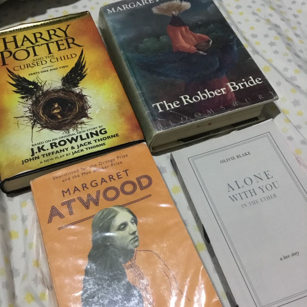 Book Bundle (Alone With You In The Ether, Margaret Atwood, Harry Potter ...