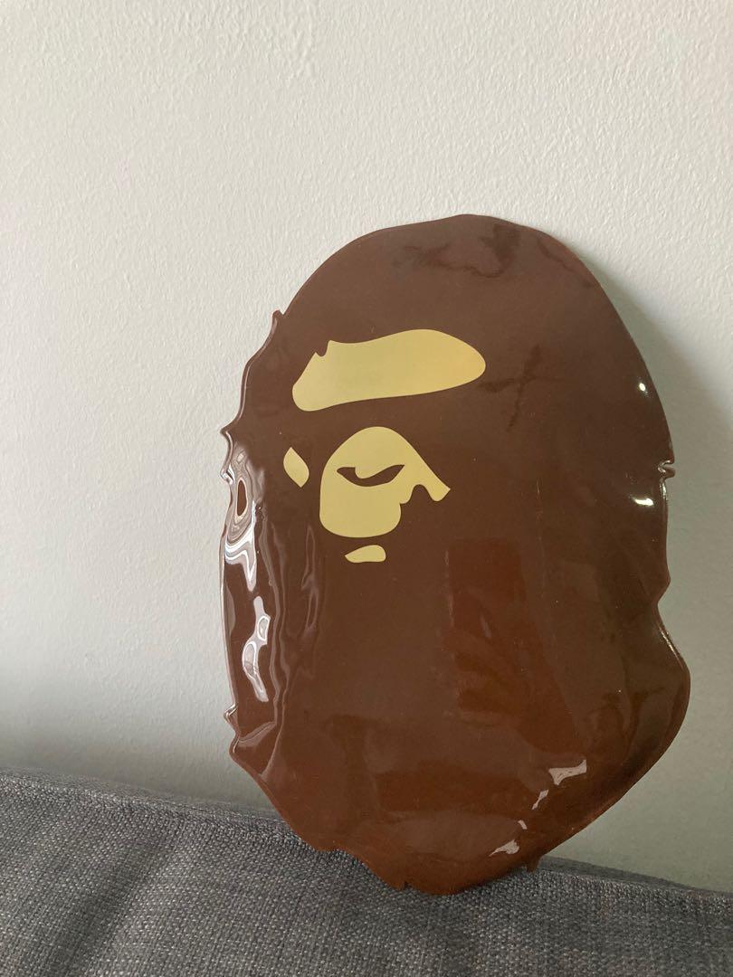 (BP04) A Bathing Ape Face Mask Splinter Camo, Health & Nutrition, Face ...