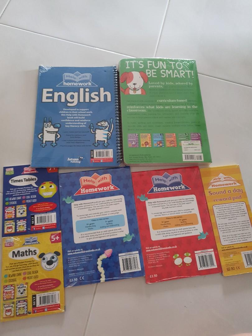 Brain quest homework English maths workbook, Hobbies & Toys, Books ...