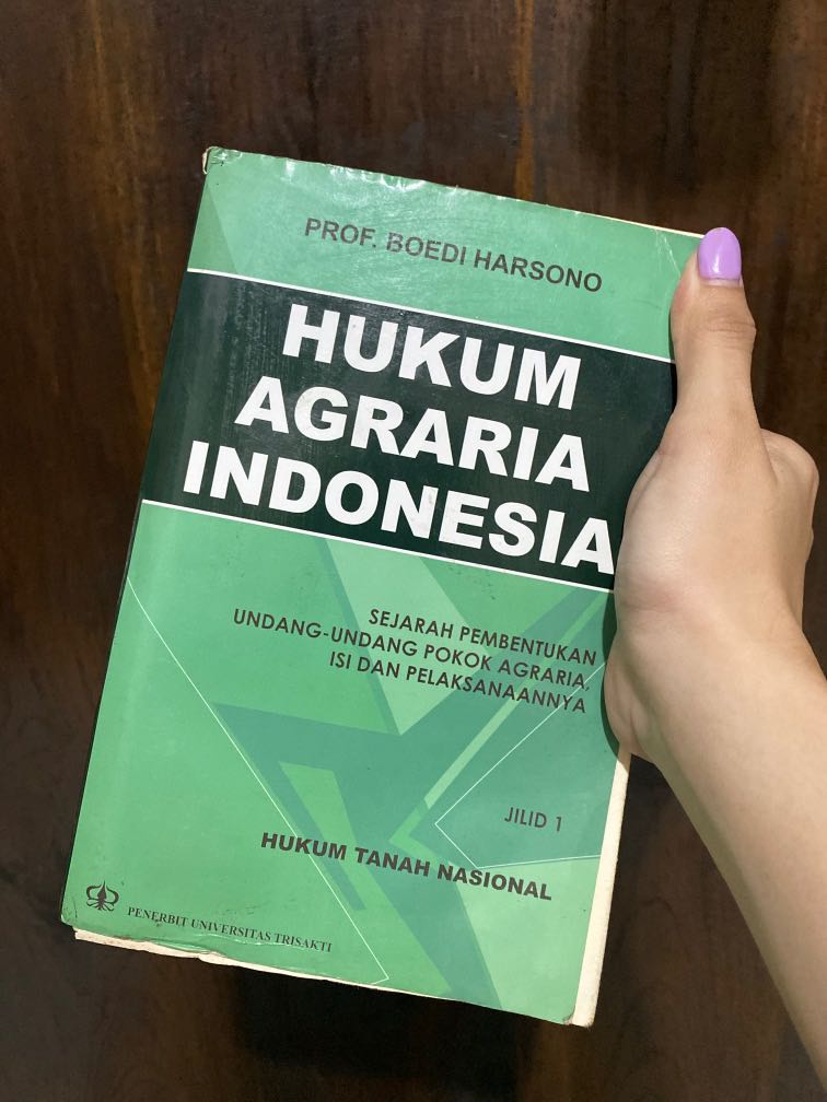 Buku Hukum Agraria Indonesia oleh Prof. Boedi Harsono, Buku & Alat ...