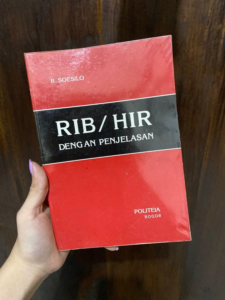 Buku RIB / HIR oleh R. Soesilo, Buku & Alat Tulis, Buku di Carousell