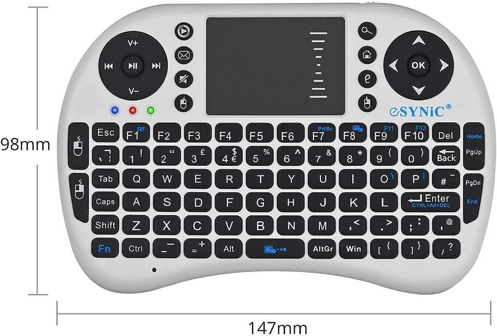 ⭐[C6401] ⭐eSynic Mini Wireless Keyboard 2.4G Mini Wireless XBMC ...