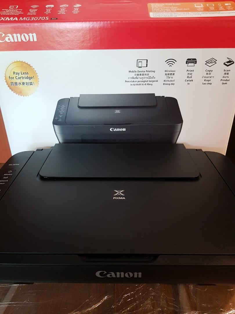Canon Printer Pixma MG3070S, Computers & Tech, Printers, Scanners ...