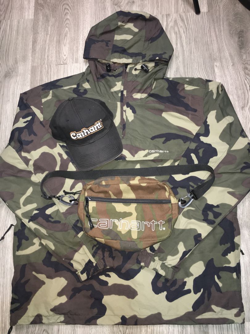Carhartt aspack ( cap, jacket, bag ), Men's Fashion, Tops & Sets ...