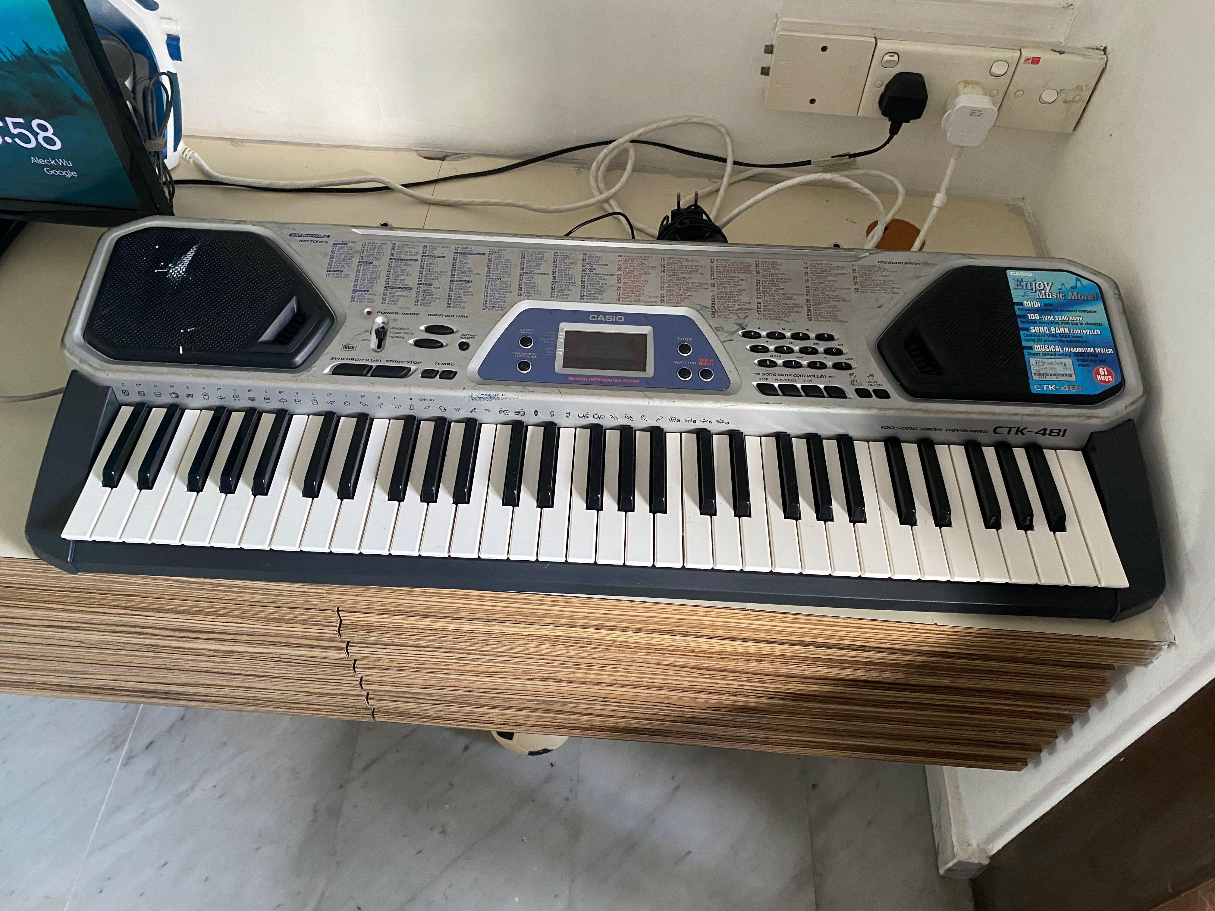 Casio keyboard, Hobbies & Toys, Music & Media, Musical Instruments on ...